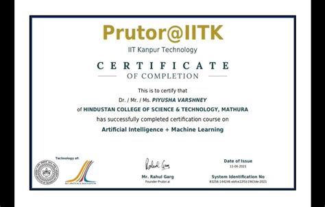 Piyusha Varshney On Linkedin Prutor Aktu Iitkanpur Ai Ml