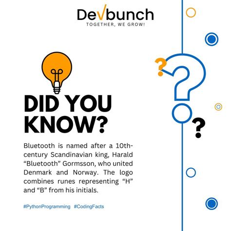 Bluetooth Techhistory Devbunchfacts Devbunch Private Limited