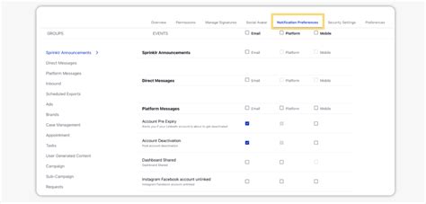 ‎manage Notification Preferences Sprinklr Help Center
