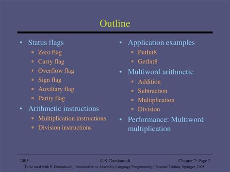 ppt arithmetic flags and instructions powerpoint presentation free