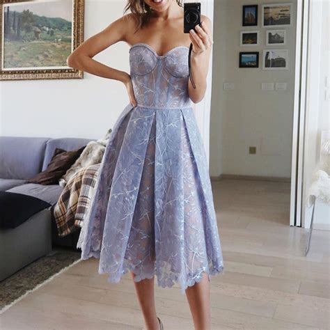 Sexy Sling Strapless Puffy Princess Dress Fashion Sleeveless High Split