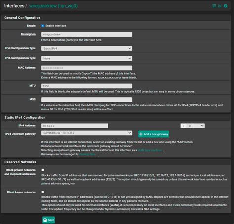 Surfshark Wireguard Config Not Working Netgate Forum