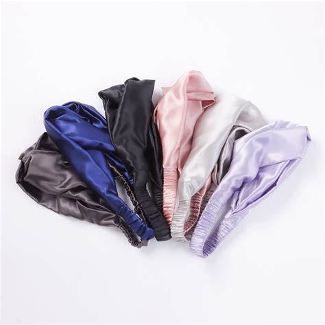 Myk Silk Twisted Silk Headband With Elastic Band