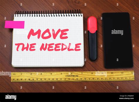 Text Caption Presenting Move The NeedleMake A Noticeable Difference In
