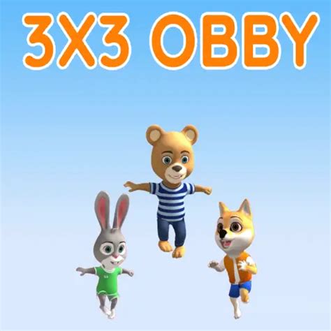 Play 3×3 Obby Online — Times Tables Parkour Free Math Obby Game