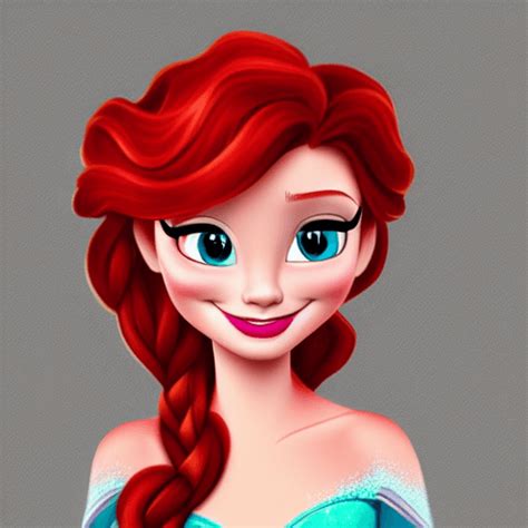 Princess Ariel Face Character