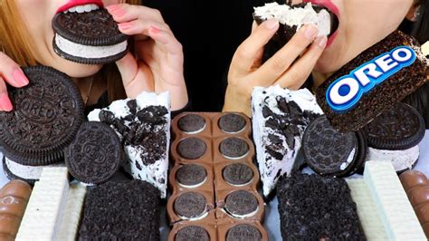 Asmr Oreo Ice Cream Sandwich Oreo Ice Cream Bar Pie Chocolate Oreo