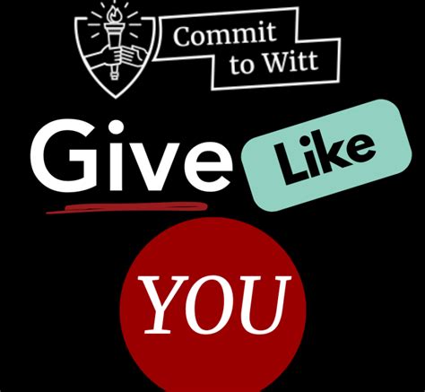 Commit To Witt 2024 Wittenberg University