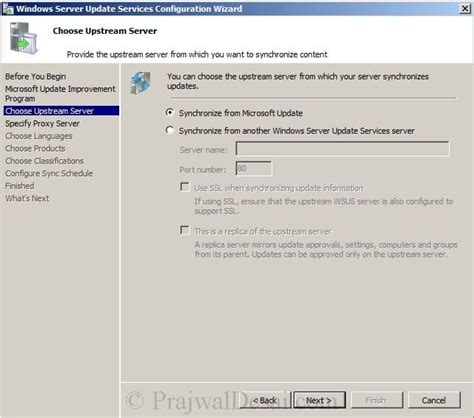 Configuring Wsus 30 Sp2 On Windows Server Prajwaldesaicom