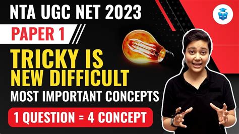 Ugc Net 2023 Paper 1 Preparation Most Important Concepts By Aditi Mam Jrfadda Youtube