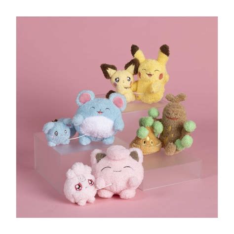 Igglybuff And Jigglypuff Pokémon Sweet Support Plush 6 ¾ In Pokémon Center Official Site