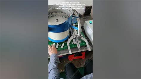 Semi Automatic Clothepsin Spring Assembling Machine Youtube