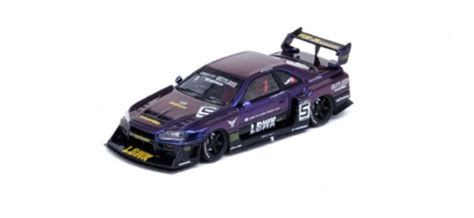 1 64 Inno Nissan Skyline Lbwk Er34 Super Silhouette Midnight Purple