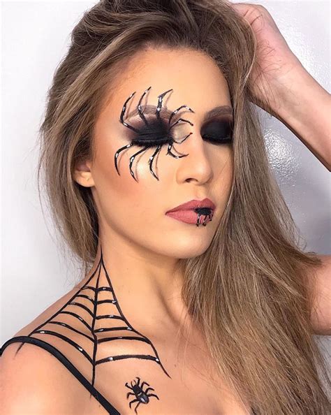 Creepy Spider Makeup For Halloween 2020 The Glossychic