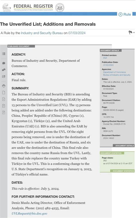 【重磅】美商务部将嘉立创、富联精密等6家中国实体移出出口管制“未经核实清单” Ltd Fulian 科技