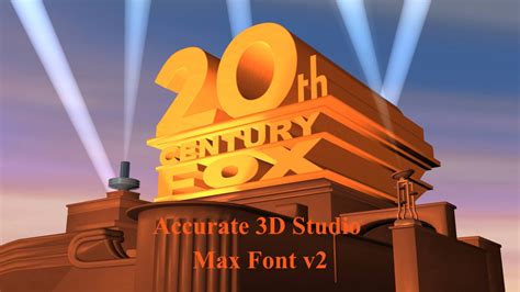 20th Century Fox 3ds Max Laserschwert Font V2 By Anigummijason On