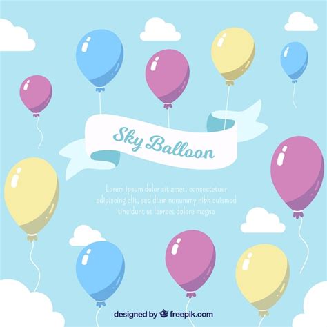 무료로 다운로드 가능한 풍선 일러스트 벡터 And 일러스트 Freepik