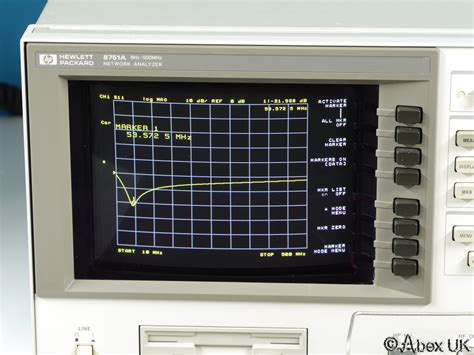 Hp Agilent 8751a Vna Vector Network Analyser 5hz 500mhz