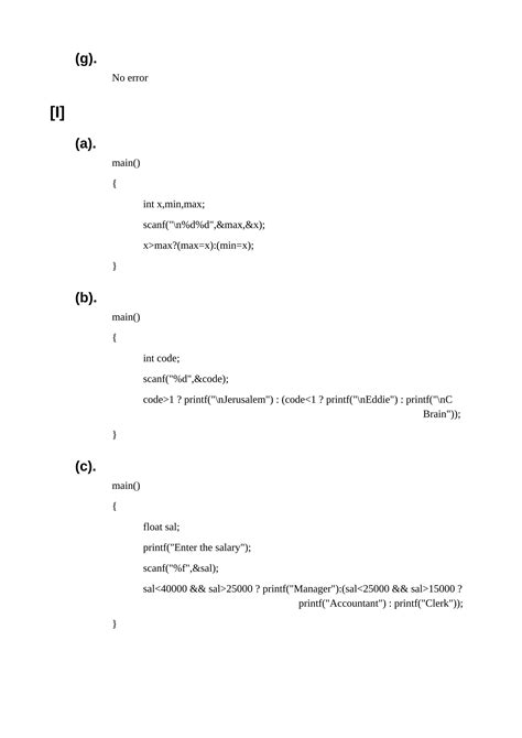 Let Us Cby Yashwant Kanetkar Chapter 2 Solution Pdf Programming Languages Computing