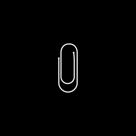 Paper Clip White Color Icon 5279792 Vector Art At Vecteezy