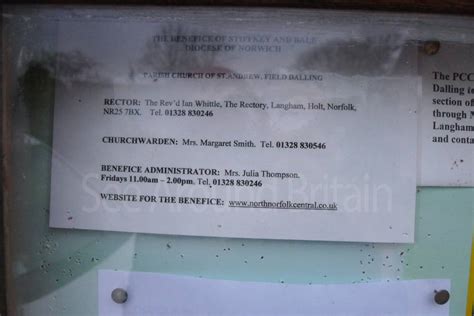 St Andrews Church Field Dalling Holt Norfolk See Around Britain