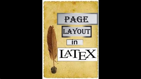 page layout in latex in bangla youtube
