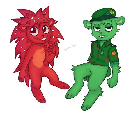 Flaky And Flippy By Medictastic On Deviantart