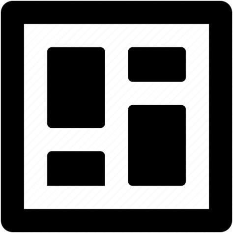 Design Grid Layout Structure Wireframe Icon Download On Iconfinder