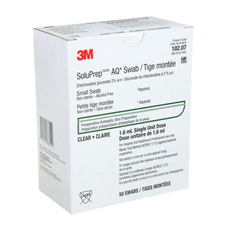 3m Soluprep Swab 2 Chg Alcohol Free Medical Supplies