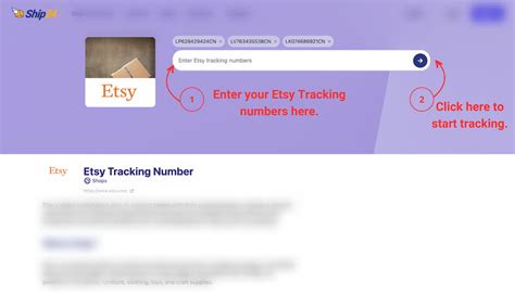 Etsy Tracking Number