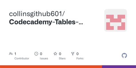 Github Collinsgithub601codecademy Tables Cheatsheet