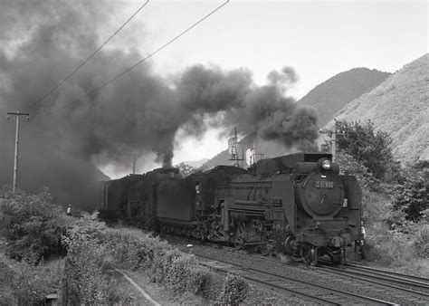 1971 7 19 D51921 D51の4652ﾚが贄川を発車