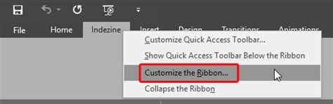 Adding Commands To Custom Groups In Powerpoint 2016 For Windows