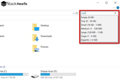 How To Search Files By Size In File Explorer On Windows 1011 Stackhowto