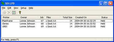 sdi lpd tcp ip network printing for lan wan or internet