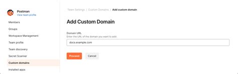 Host Api Documentation With A Custom Domain Postman Learning Center
