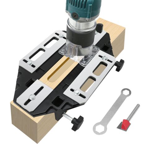 Door Hinge Jigwoodworking Hole Opener Slotting Locator Aluminum Alloy