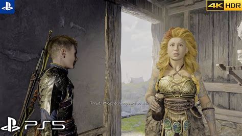 Thrud To Atreus Training Without Me God Of War Ragnarok Youtube