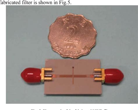 Figure 5 From Design Of Compact Ultra Wideband Uwb Bandpass Filter With Notch Band Semantic
