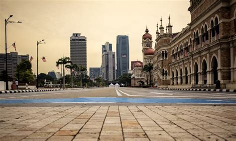 Kuala Lumpur Skyline And Sultan Abdul Samad Building From Merdeka