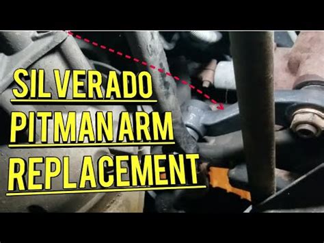 01 Chevy 1500 4x4 Pitman Arm Replacement Youtube