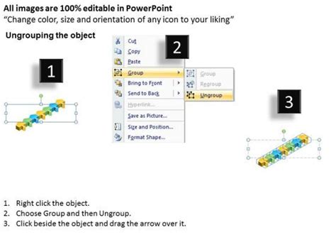Parallel Data Processing Stages Arrow Flow Diagram Powerpoint Templates