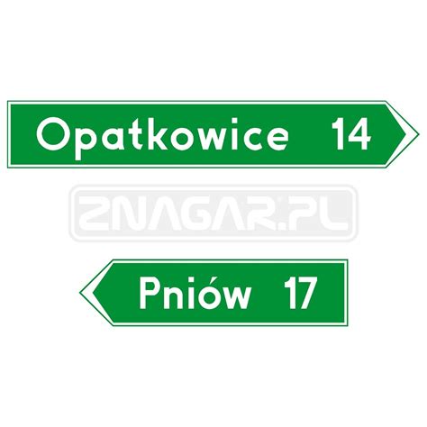 Znak E 4 Tablica Drogowskaz Ii Gen Dobra Cena Sklep Drogowy