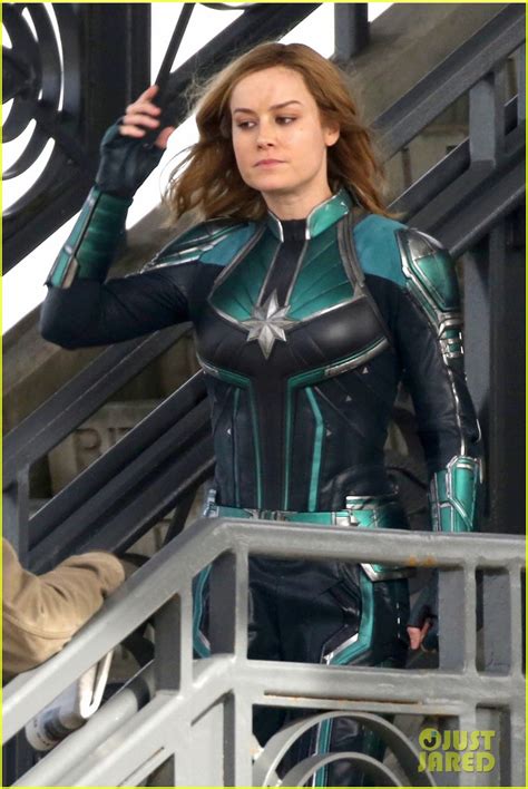 Brie Larson Suits Up As Captain Marvel In New Set Photos Photo