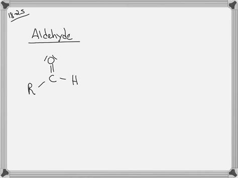 Solved What Are The Generic Structures Of Aldehydes And Ketones Write The Structure Of A