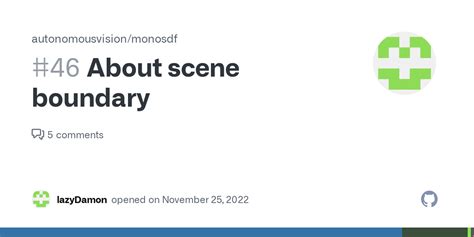 About Scene Boundary Issue Autonomousvision Monosdf GitHub