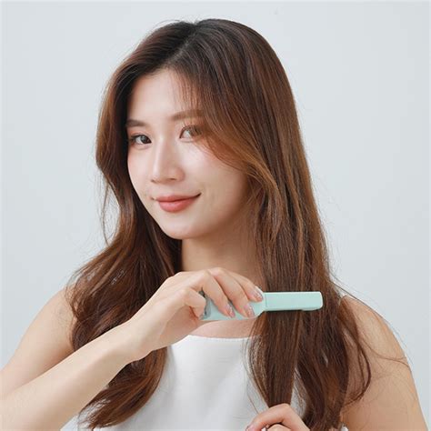 Gls 006 직선 및 곱슬 머리를위한 이중 사용 미니 전기 부목 체리 핑크