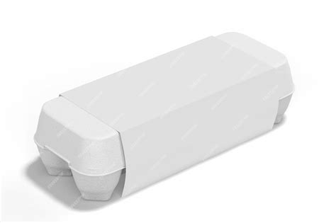 Premium Photo A White Styrofoam Container With A White Background