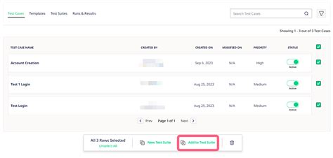 Creating A Test Suite Sofy Support Docs No Code Automation Testing