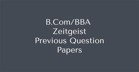 Calicut University Bcom Previous Question Paper